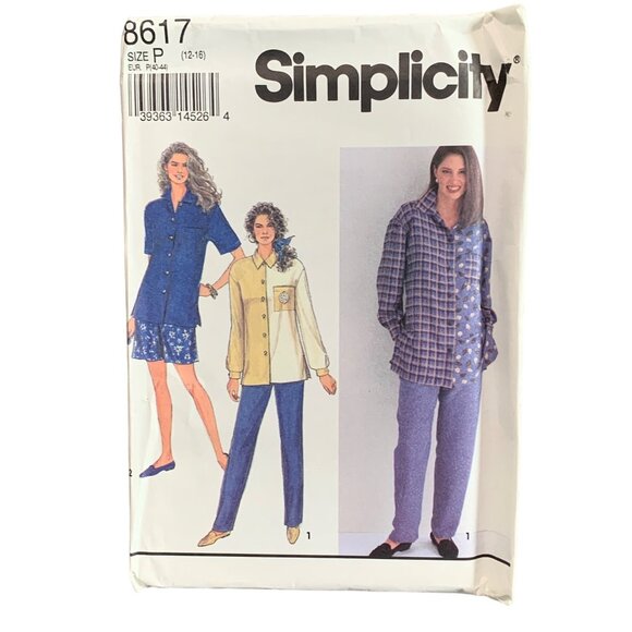 Simplicity | Other | Simplicity 867 Womens Pant Short Shirt Sewing Pattern Size 1216 Uncut ...